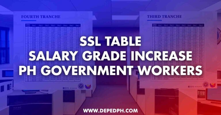 SSL Table 2024-2027 Salary Grade Increase of Philippine Government ...